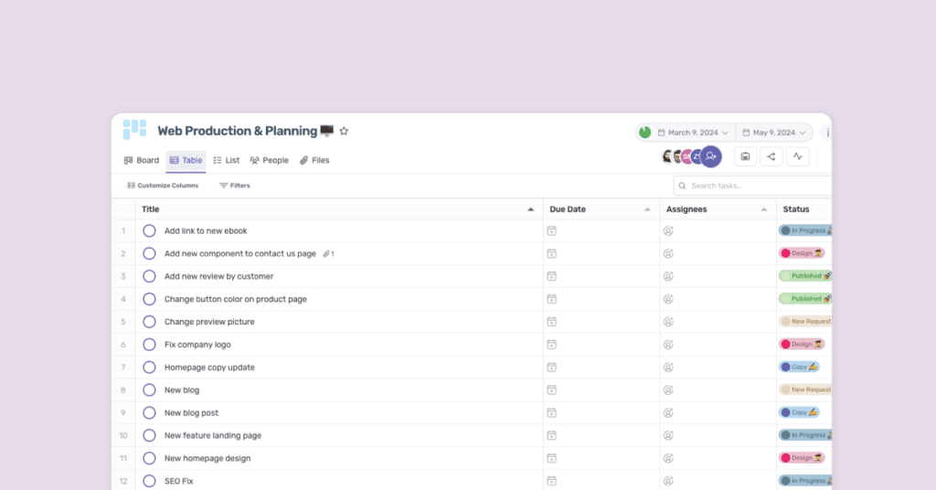 Web Production Project Template
